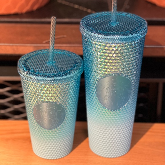 Starbucks | Other | Starbucks New Blue Aqua Splash Ombr 223 Studded ...